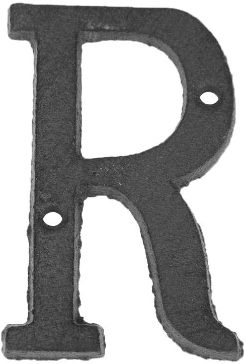 Prosperveil 3 Inch Door Letter Screw on Black Metal House Letters ...