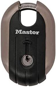Master Lock 185D Titanium Shrouded Padlock, 1-5/16-inch - Weatherproof ...