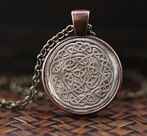 Celtic knot Necklace, Viking Rune Pendant, Irish Jewelry, Celtic ...
