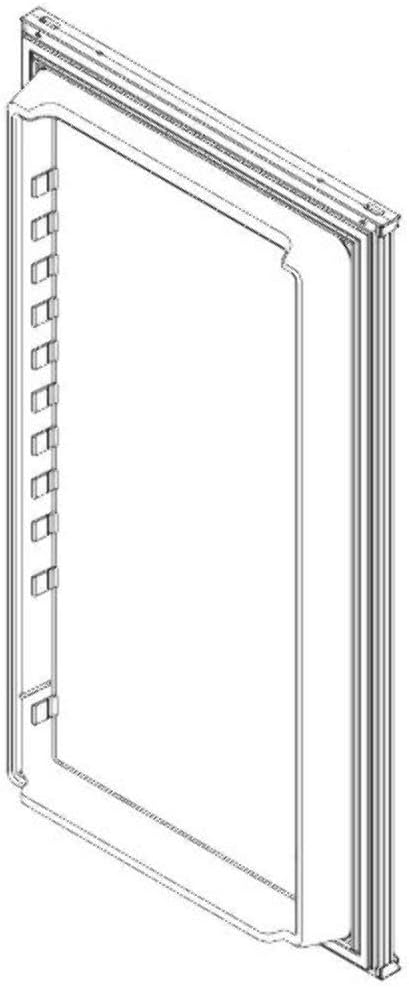 Norcold Inc. 623955 Refrigerator Lower Door Assembly - Fits N611/N621 ...