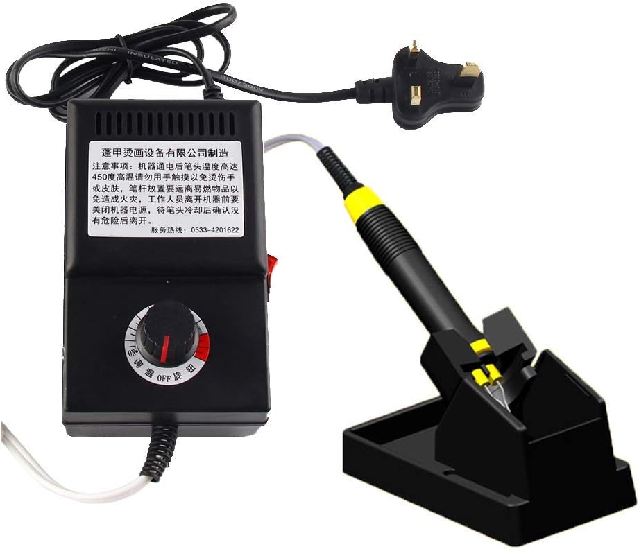 25W Wood Burning Kit 220V Multifunction Pyrography Machine Professional ...