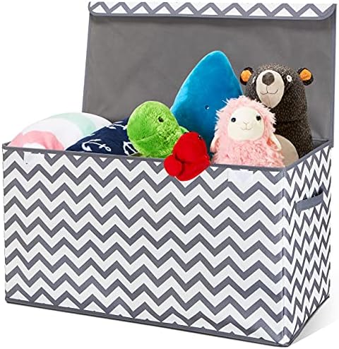 Woffit Extra Large Toy Box - Big Collapsible Toys Storage Chest for ...