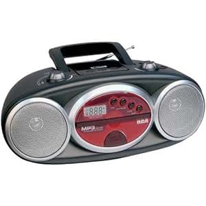 Amazon.com: RCA RCD029 Portable CD Boombox with AM/FM Tuner: Home Audio ...
