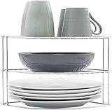 Corner Plate Stacker, plate stand: Amazon.co.uk: Kitchen & Home