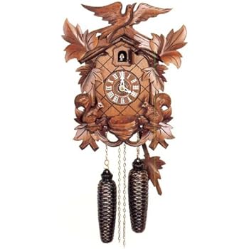 Amazon.com: Original Eight Day Movement Cuckoo Clock with Moving ...