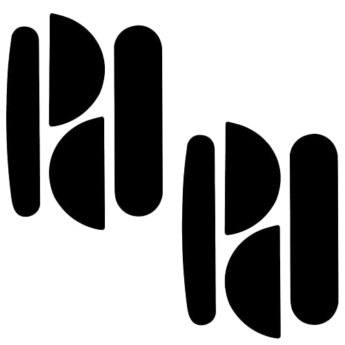 Cosmos 2 Sets Mouse Feet Pads Skates Mice Feet Rounded Curved Edges ...