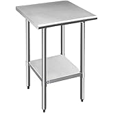Amazon.com: Commercial Kitchen Prep & Work Table, KITMA Stainless Steel ...