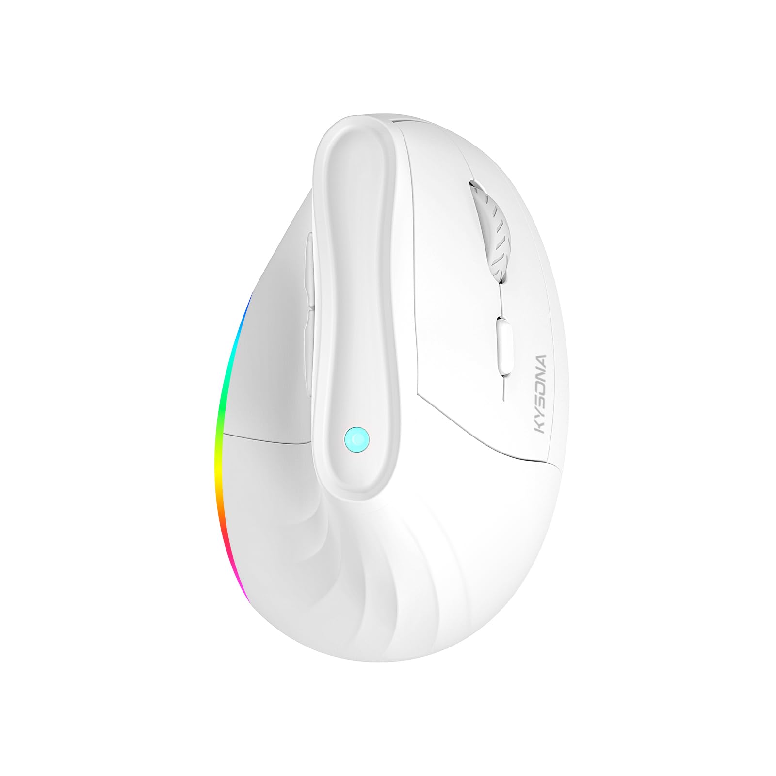 KYSONA 57° Ergonomic Wireless Rechargeable Mouse, Vertical Quiet Ergo ...