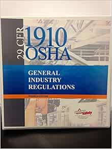 OSHA 1910 Premium General Industry Regulations Binder Book: Amazon.com ...