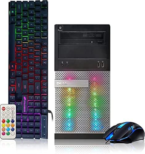 Dell Gaming PC Desktop Computer Tower, Intel i5 16GB RAM 512GB SSD ...