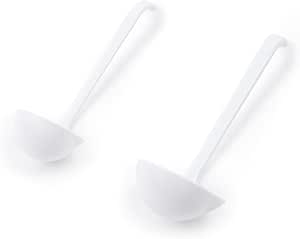 Amazon.com: Fox Run Mini Ladle Set, Plastic, 2-Piece, Regular White ...