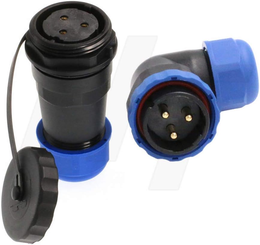 HangTon HE29 3 Pin Connector 380V 45Amp IP68 Waterproof Aviation Right ...