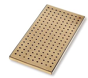 Deluxe Bar Spirit Drip Tray, Brass 305x152mm: Amazon.co.uk: Kitchen & Home