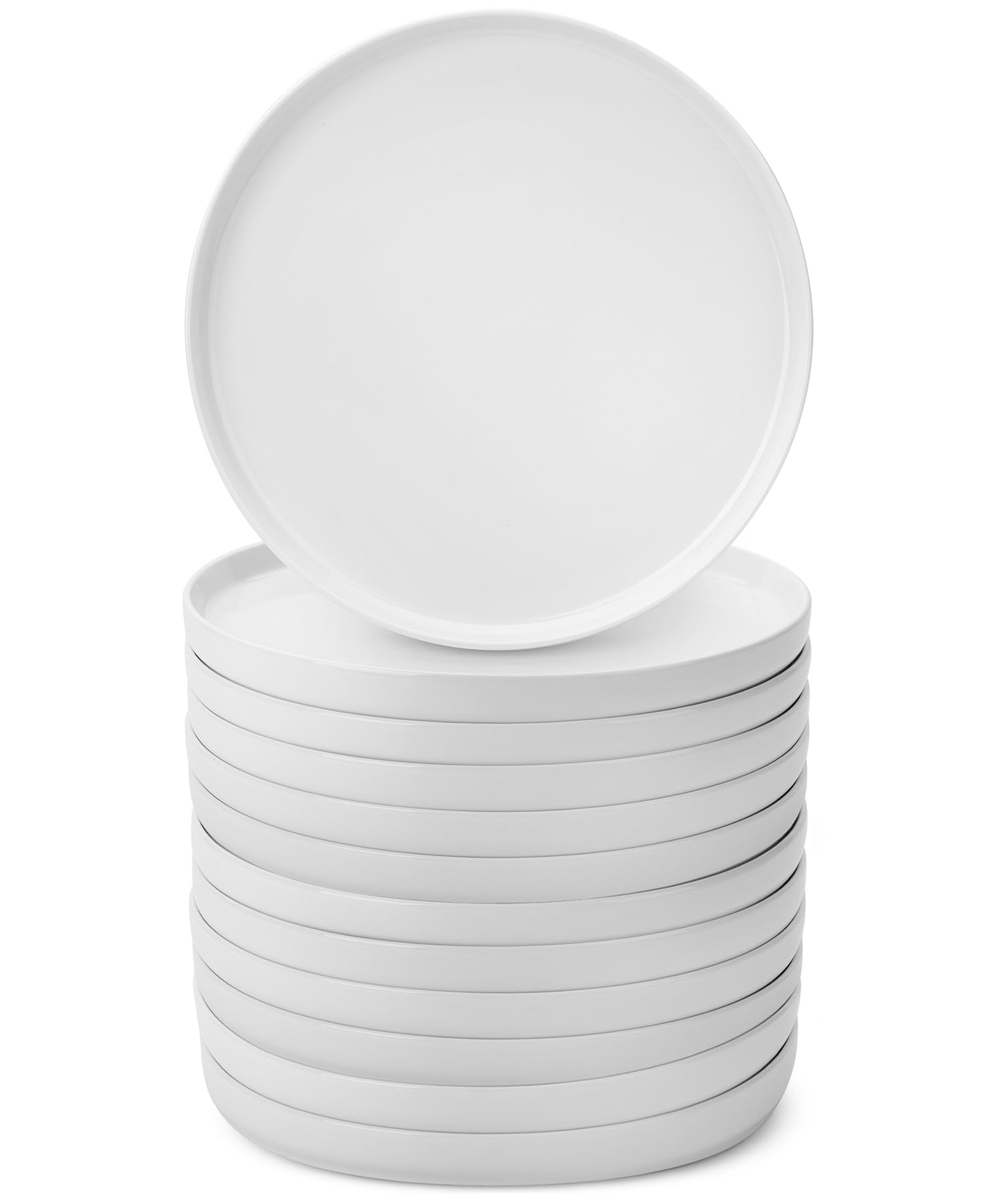 BTaT White Dessert Plates, 12 Set, 8.2" Small Ceramic Plates for ...