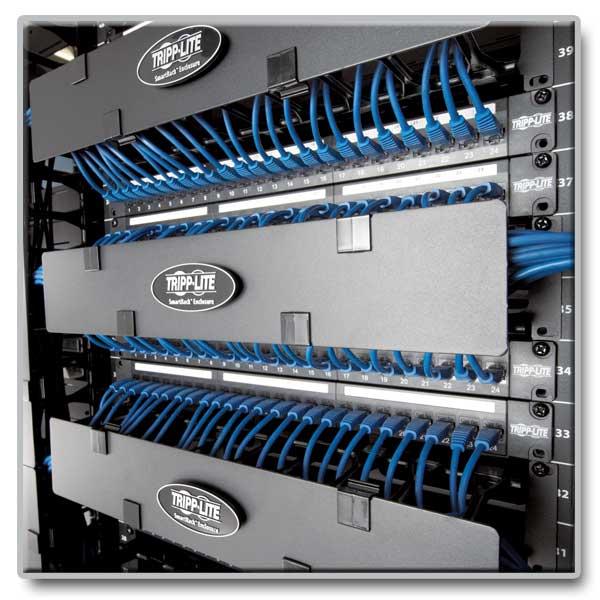 Amazon.com: TRIPP LITE Rack Enclosure Horizontal Cable Manager Steel ...