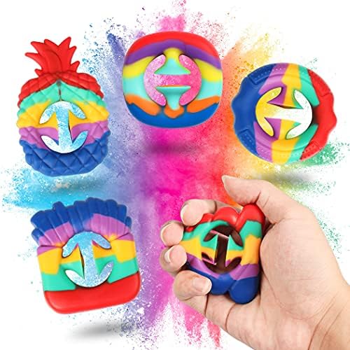 RaxDabby Snapper Fidget Toy for Stress Relief, Grip Extrusion Grab ...
