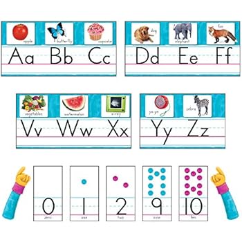 Amazon.com : Photo Alphabet Cards Zaner-Bloser Manuscript Letter ...