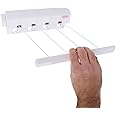 Amazon.com: Home-X Automatic 4 Line Retractable Clothesline | Clothes ...