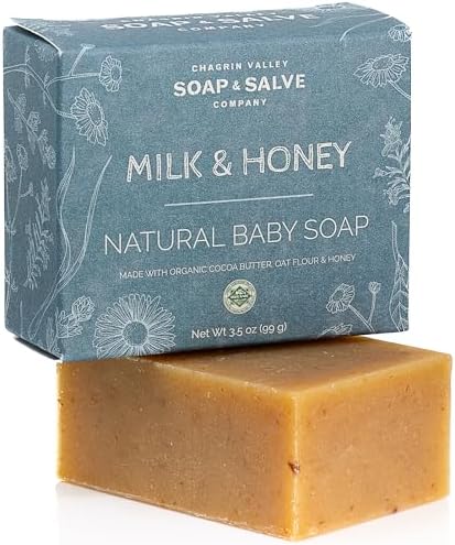 سعر Chagrin Valley Soap & Salve Natural Organic Baby Soap - Unscented, Mild & Moisturizing Goat ...