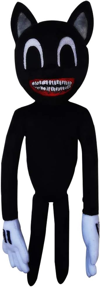 Cute Cartoon Cat Plush Toys Novelty Black Animal Shaped Throw Pillow ...