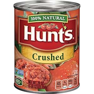 Amazon.com : Hunt's Crushed Tomatoes, 28 oz : Canned And Jarred Crushed ...