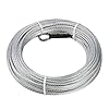 ZIPEAK 3/16" Wire Rope, 50FT Zipline Cable, Galvanized Steel Aircraft ...