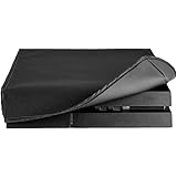 Amazon.com: eXtremeRate Black Horizontal Dust Cover for PS4 Pro Console ...