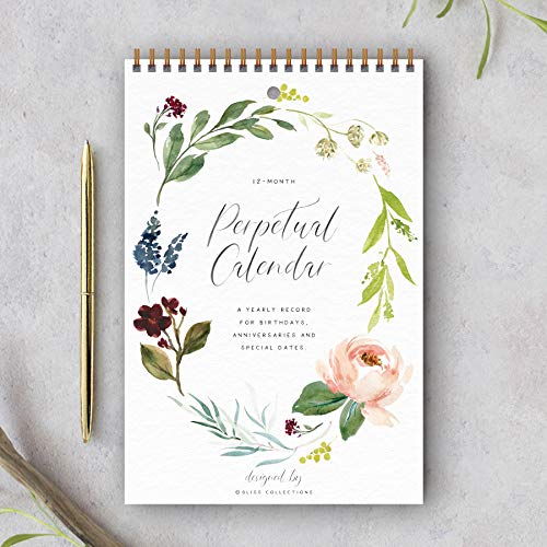 Bliss Collections Perpetual Calendar, Important Dates to Remember ...