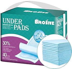 Amazon.com: Disposable Incontinence Bed Pads,Leak-Proof Breathable ...