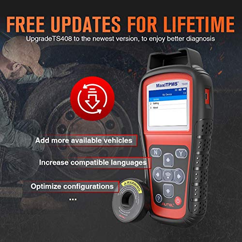 Autel TPMS Relearn Tool TS408, 2023 Upgraded of MaxiTPMS TS401, Tire ...