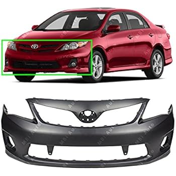 Amazon.com: MBI AUTO - Primered, Front Bumper Cover Fascia for 2011 ...