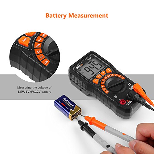 Купить Digital Multimeter, Tacklife DM08 Multimeters Measuring Battery ...