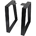 Amazon.com: ALXEH 12 Inch Trapezoid Table Legs Black, DIY Furniture ...