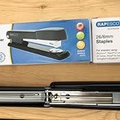 Rapesco S11662Z3 Galvanised Staples 26/6 mm - Box of 5,000, Silver ...