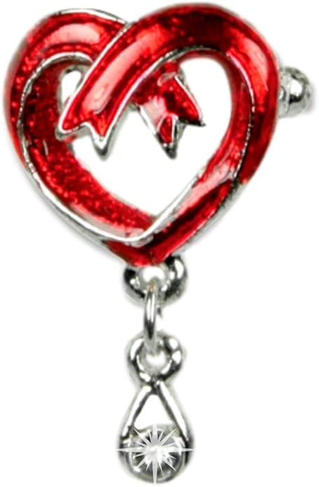 Amazon.com: BANBERRY DESIGNS Bouquet Pin Memorial and Sympathy Red ...