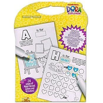 Amazon.com: Dora the Explorer Giant Coloring Book with Stickers (144 ...