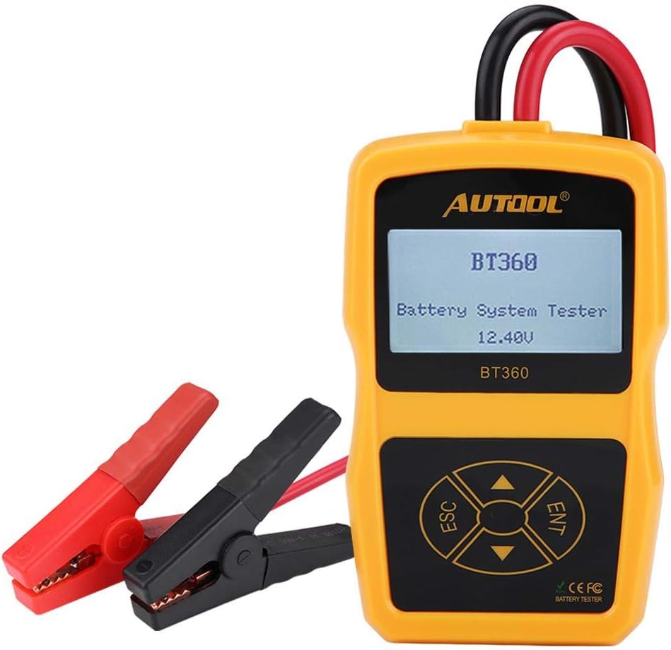 Digital 12V Car Battery Tester, Keenso Professional 12V BT-360 ...