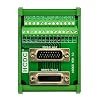 DIN Rail Mount D-SUB Male-Female Interface Module Terminal Block ...