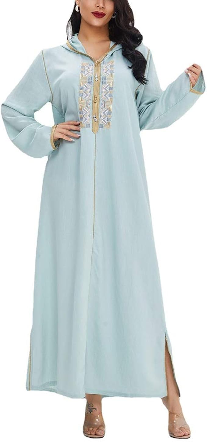 Vestido Mujer Musulmana de Las Mujeres Maxi Árabe Islámico Ropa, Manga ...