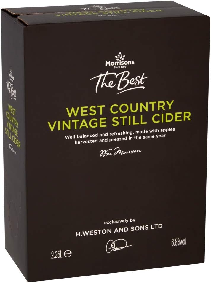 Morrisons The Best West Country Vintage Still Cider, 2.25L: Amazon.co ...