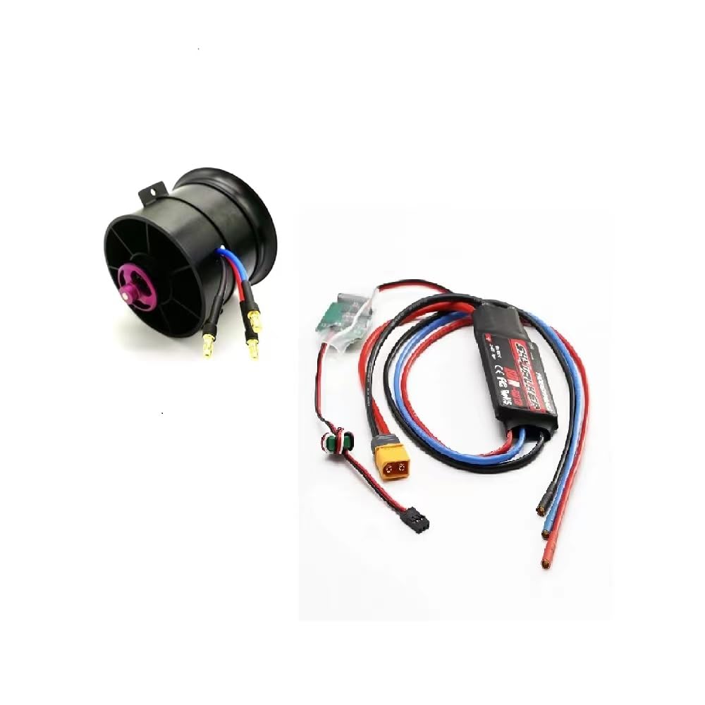 Mua EDF 70mm 11 Blades Ducted Fan with RC Brushless Motor 3400KV with ...