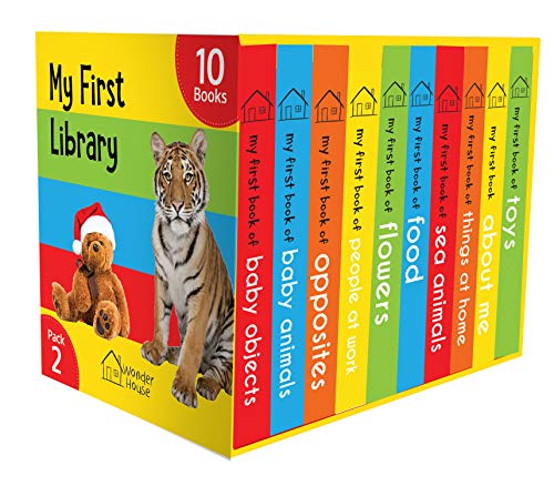 My First Library Pack 2 : Boxset of 10 Board Books for Kids: Wonder ...