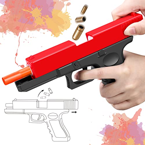 smrckoos Shell Ejecting Toy Guns for Boys, Shell Ejection Foam Bullet ...