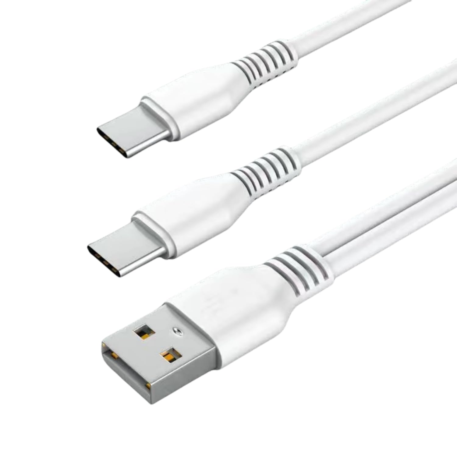AQUA-ATL (3 FT, White) USB C and USB C Splitter Cable 2 in 1 Type A to ...