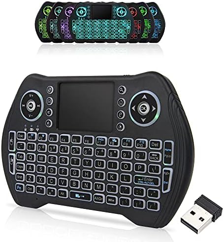 2.4GHz Mini Wireless Keyboard Remote Control with Touchpad Mouse Combo ...