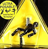 Stickman Action Figure Warning Sign