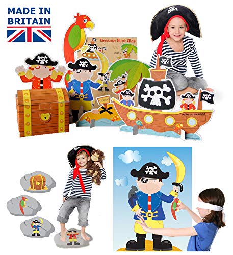 Lello & Monkey Pirate Party Games For Children - Set of 5: Amazon.co.uk ...