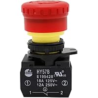 KEDU HY57B Industrial Emergency Stop Push Button Switch Strong Power ...