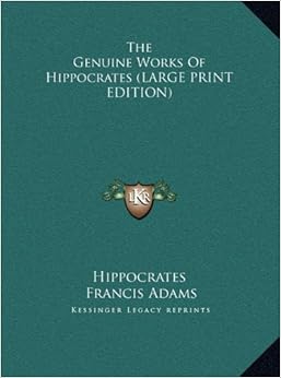 The Genuine Works of Hippocrates: Amazon.co.uk: Hippocrates ...