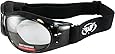 Amazon.com: Red Baron Motorcycle/Aviator Goggles Black Padded Frame w ...